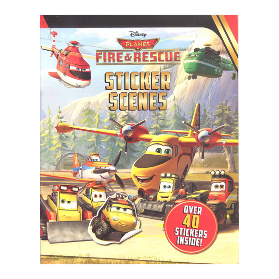 Learning is Fun. DISNEY STICKER SCENES - PLANES FIRE & RESCUE